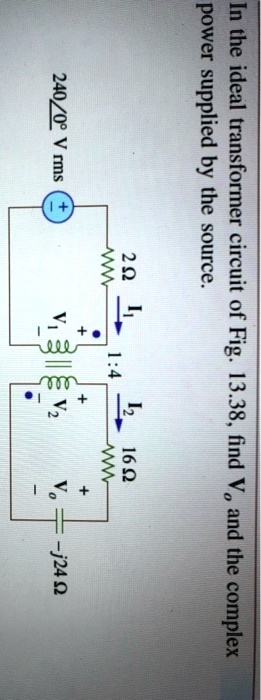 VIDEO solution: 240V rms power supplied by the source. 29 + 11 = 40 In ...