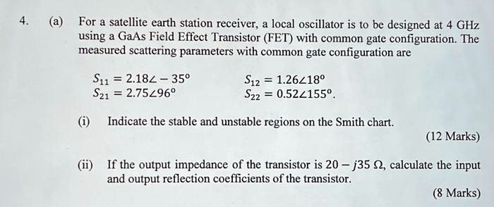 4 a for a satellite earth station receivera local oscillator is to be ...