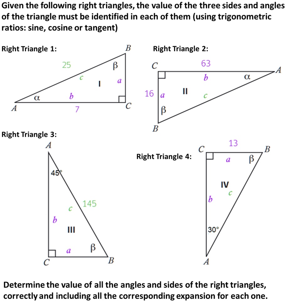 SOLVED: Trigonometric Ratios: Radians, sexagesimal degrees, and ...