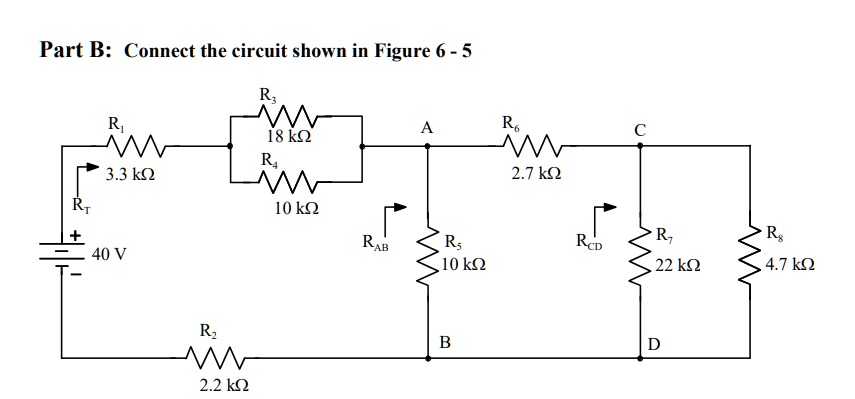SOLVED: calculate the Resistor and voltage for each and show how to connect the circuits WITH ...