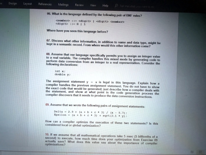 Design Layout References Mailings Review View Help Tell me what you ...