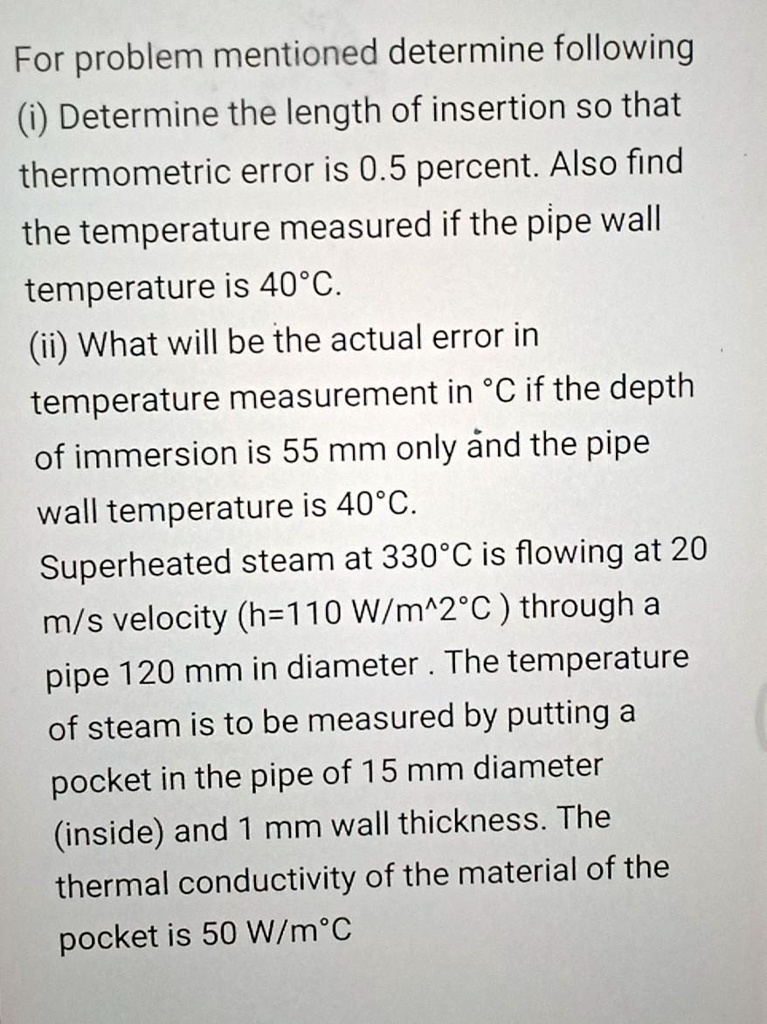 SOLVED: For the problem mentioned, determine the following: i ...