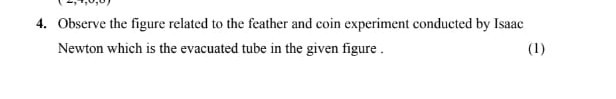 SOLVED: 4. Observe the figure related to the feather and coin ...