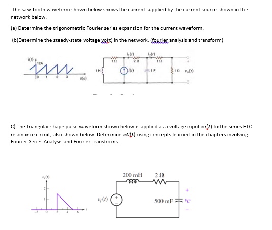 help please if you can do it asap the saw tooth waveform shown below shows the current supplied ...