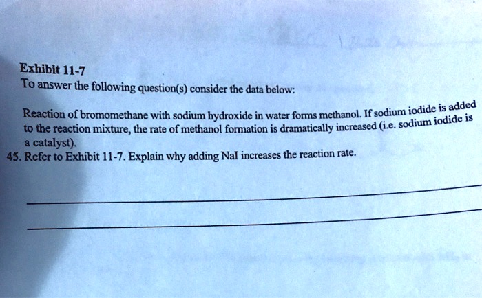 Exhibit 11-7 To answer the following question(s) consider the data ...