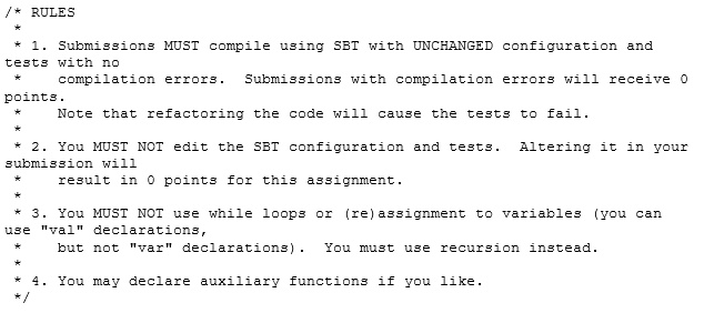 SOLVED: Need help with a Scala programming problem: object fp1 ...