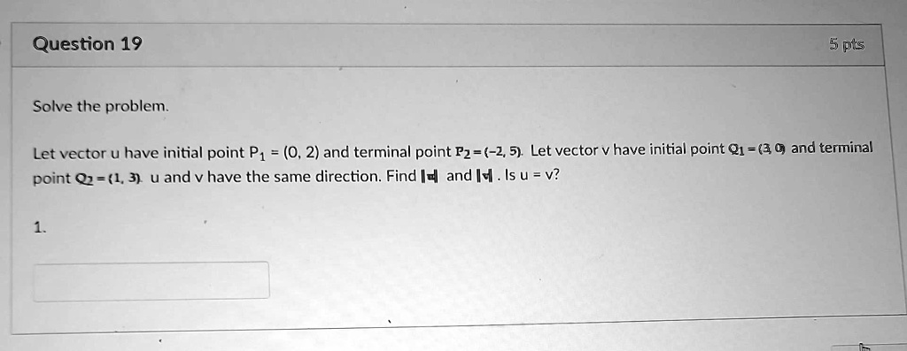SOLVED: The problem is not solvable.