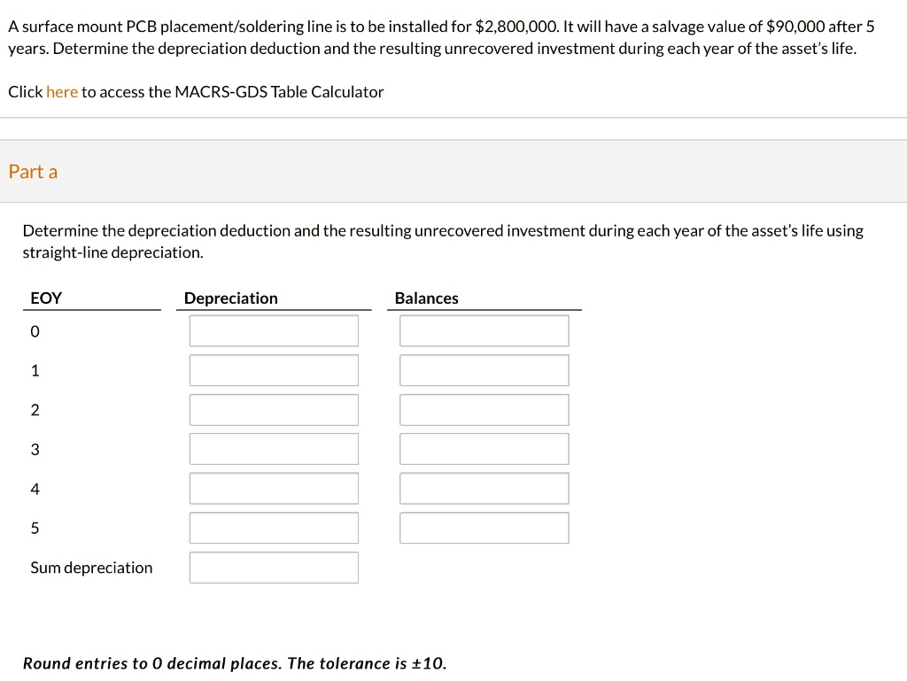 SOLVED: A surface mount PCB placement/soldering line is to be installed ...