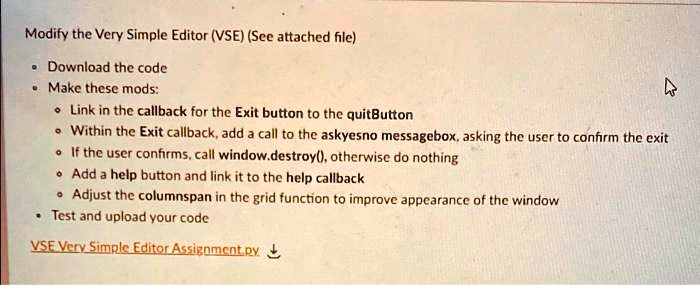 Solved Python 39 310ves File Vse Assignment Import Tkinter As Tk From Tkinter Import From
