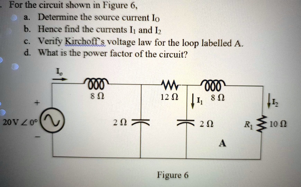 solve using multisim for the circuit shown in figure 6 a determine the source current io b hence ...