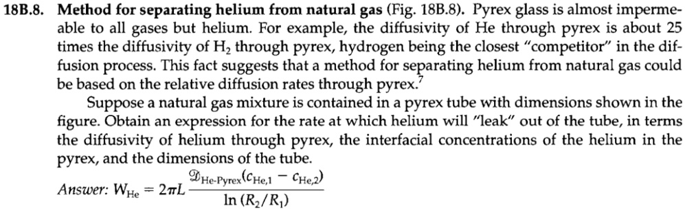 18B.8. Method for separating helium from natural gas (Fig. 18B.8 ...