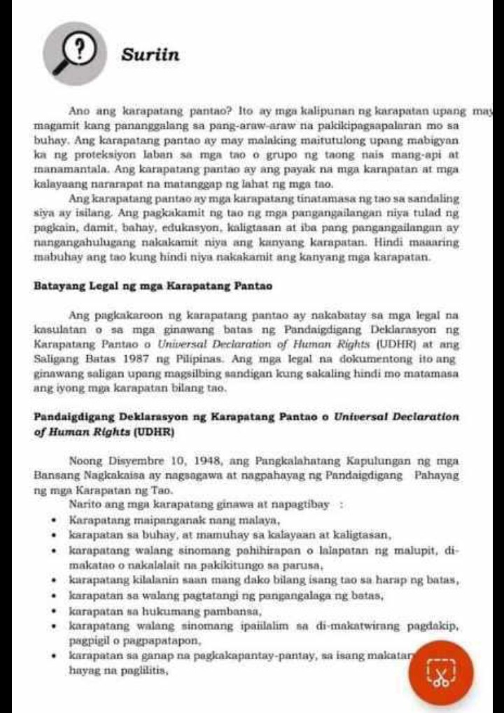 Suriin Ano ang karapatang pantao? Ito ay mga kalipunan ng karapatan upang mas magamit kang ...