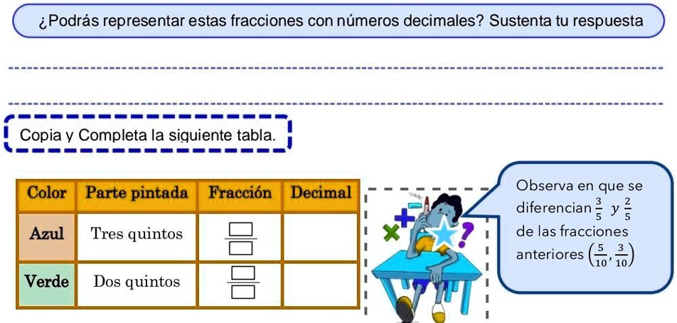 SOLVED: porfa ayudame ♡...... iPodrás representar estas fracciones con ... SOLVED: porfa ayudame ♡...... iPodrás representar estas fracciones con ...