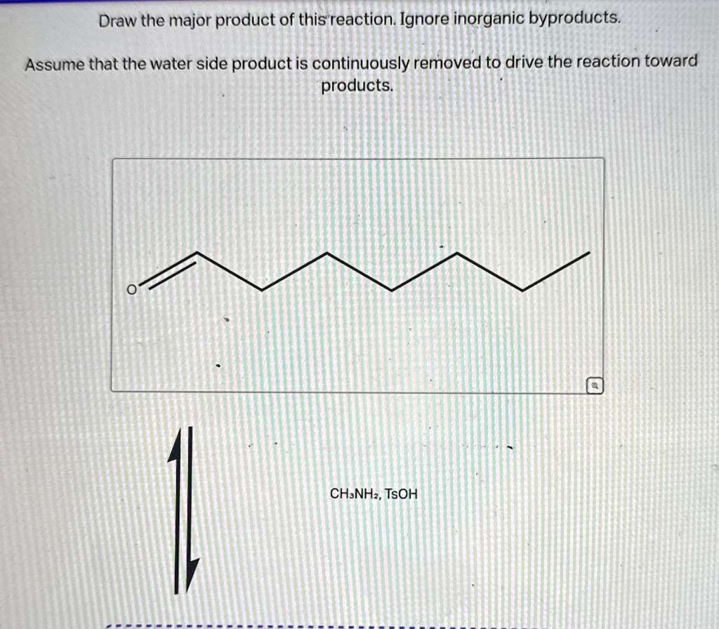 Draw the major product of this reaction. Ignore inorganic byproducts ...