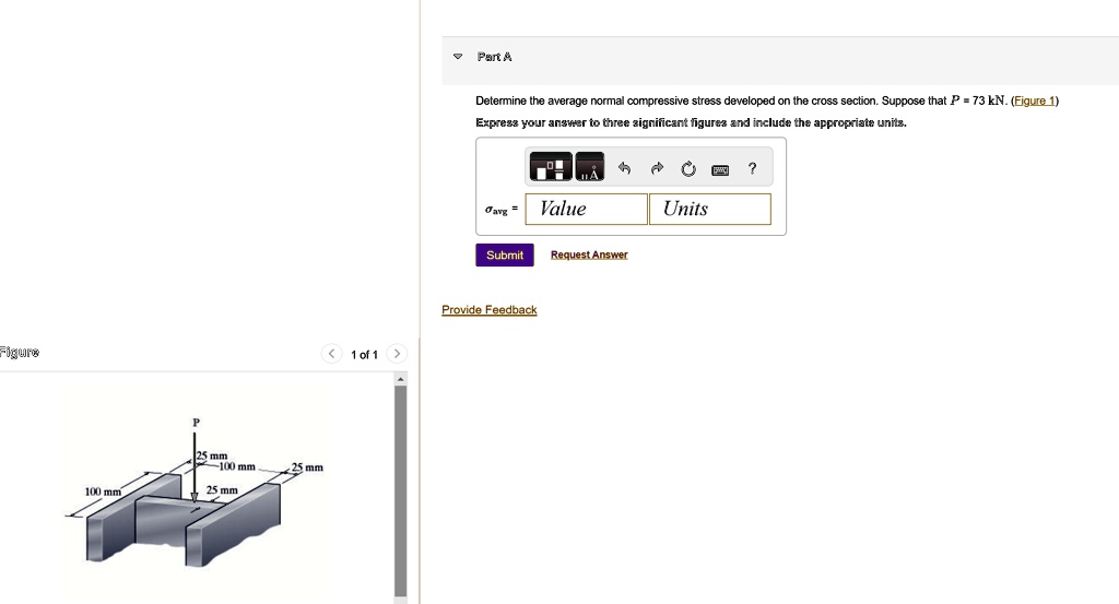 texts part a determine the average normal compressive stress developed ...
