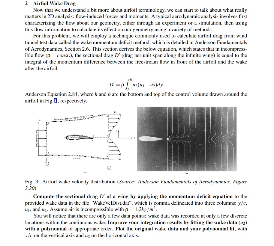 use python to solveplot 2 airfoil wake drag now that we understand a bit more about airfoil ...