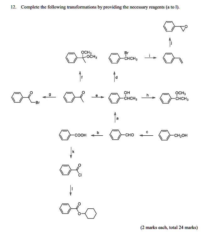 SOLVED: Complete the following transformations by providing the ...
