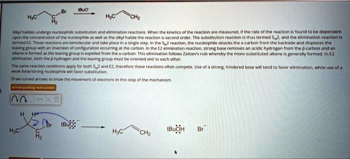 H?CCH??CBr + tBuO? ? H?CCH=CH? + tBuOH + Br? Alkyl halides undergo ...