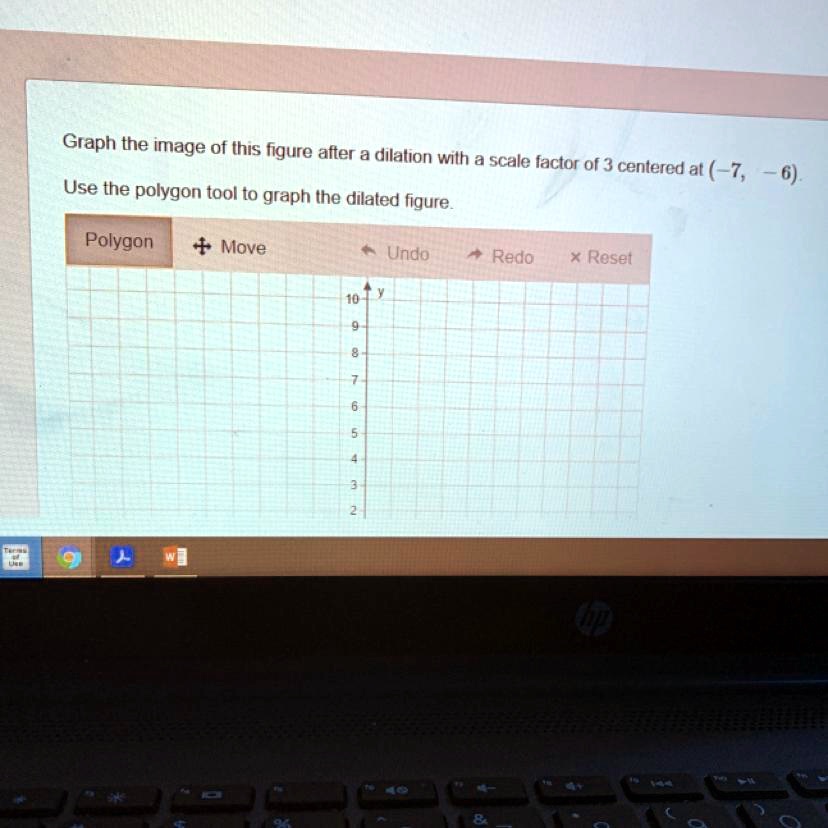 SOLVED: Graph the image of this figure after a dilation with a scale ...