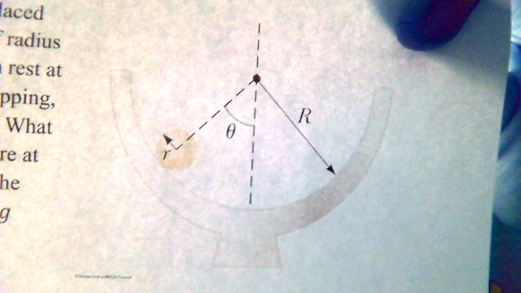 placed radius rest at pping, What re at the g