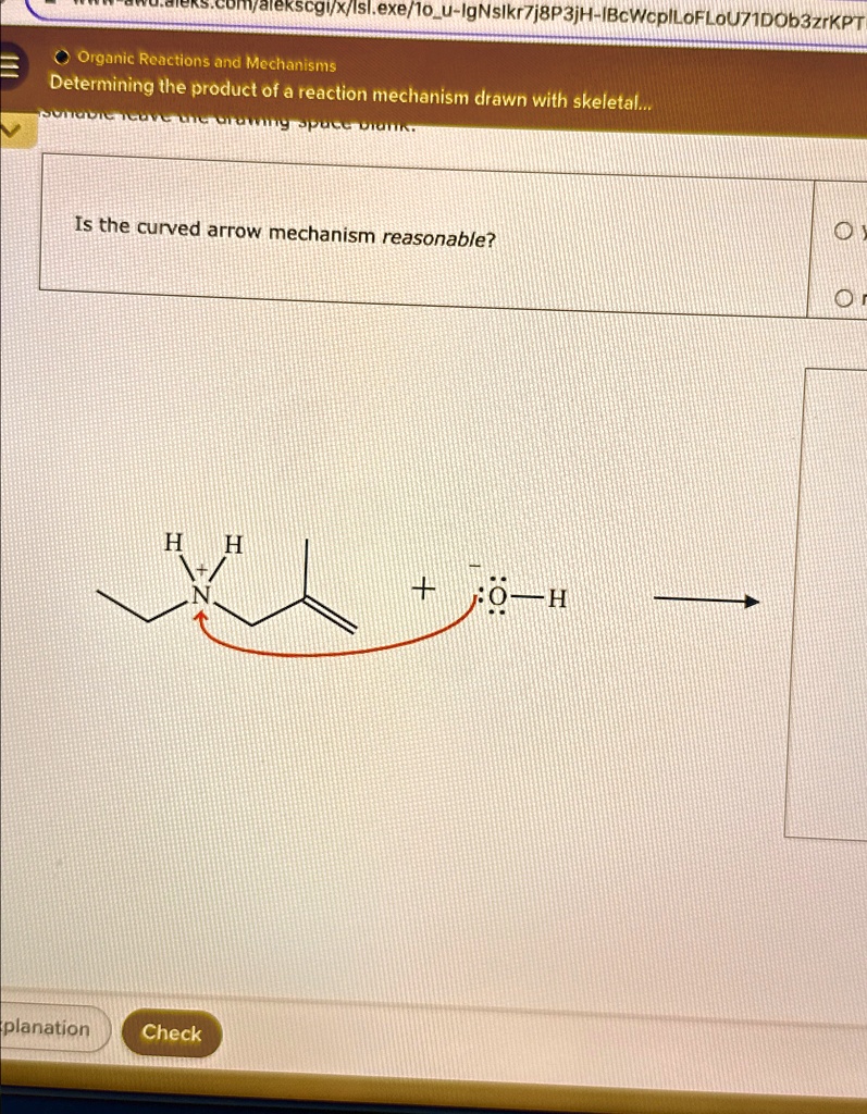 organic reactions and mechanisms determining the product of a reaction ...