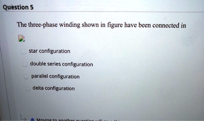 SOLVED: Question 5 The three-phase winding shown in figure have been ...