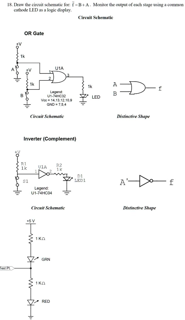 VIDEO solution: Please draw a schematic. 18. Draw the circuit schematic ...