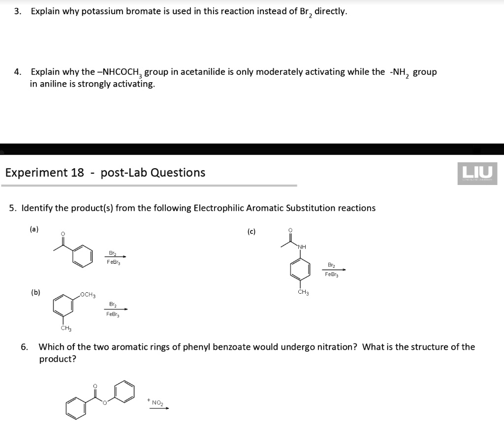 explain why potassium bromate is used in this reaction instead of br ...