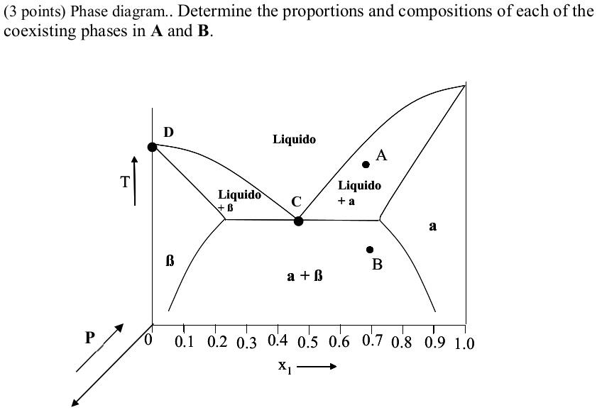 SOLVED: Phase diagram: Determining the proportions and compositions of ...