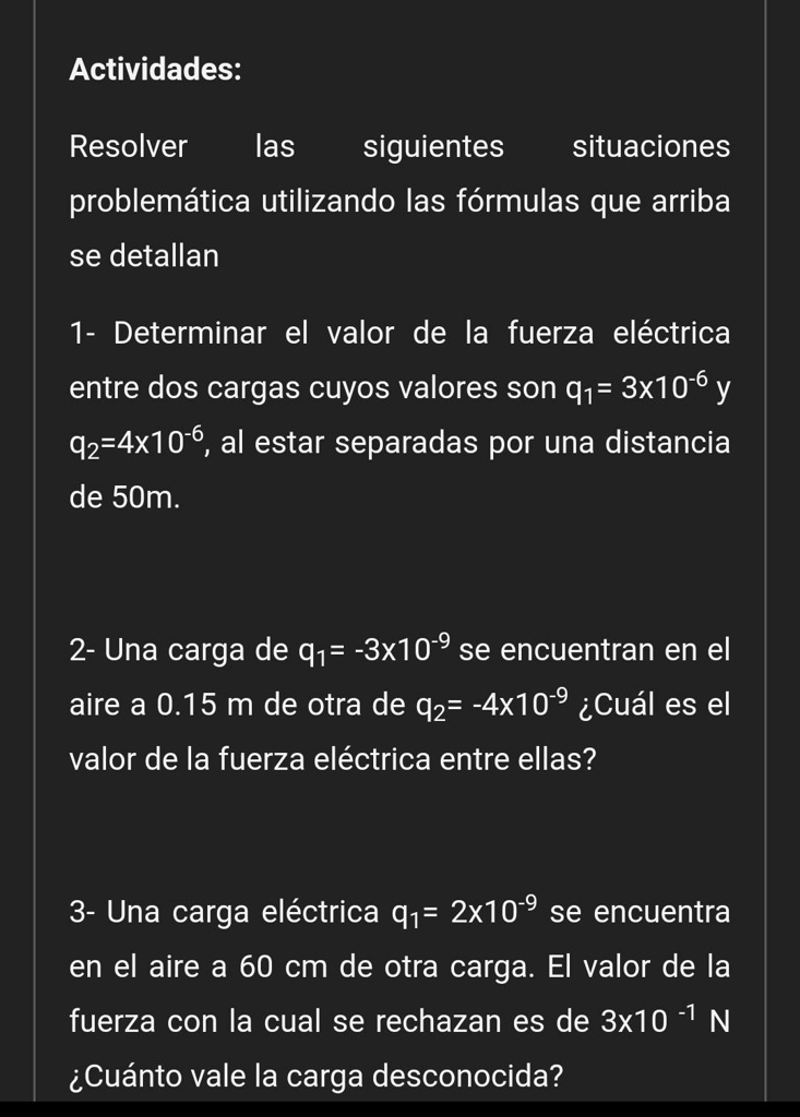 SOLVED: porfavor me ayudan con esta tarea de física Actividades ...