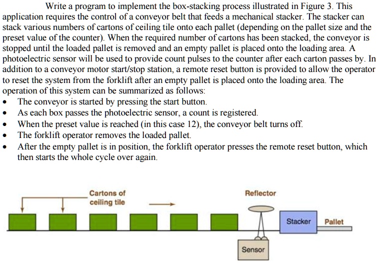 SOLVED: Write a program to implement the box-stacking process illustrated in Figure 3. This ...