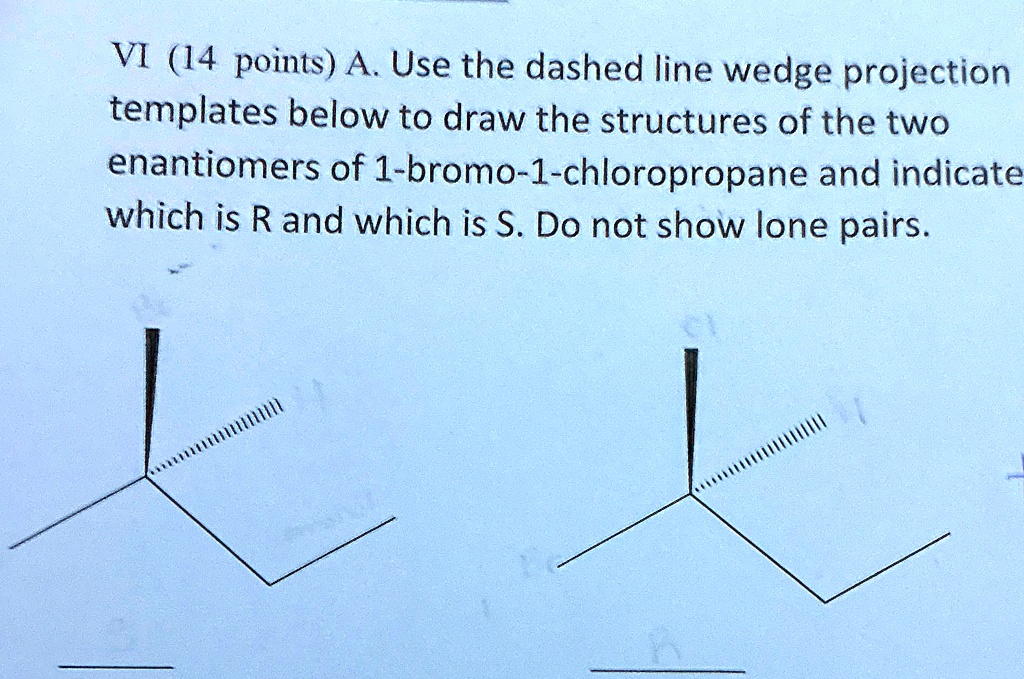 vi 14 points a use the dashed line wedge projection templates below to ...