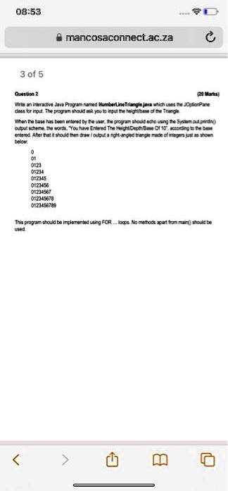 SOLVED: Texts: 08:53 mancosaconnect.ac.za 3 of 5 Question 2 (21 marks ... SOLVED: Texts: 08:53 mancosaconnect.ac.za 3 of 5 Question 2 (21 marks ...