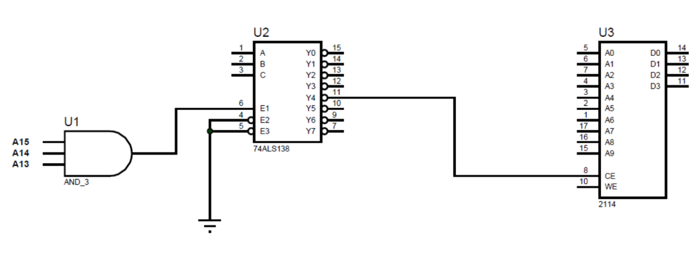 An 8bit Microprocessor Has 16 Address Bus A0 15 With A 1kb Memory Chip As Shown What Is The 