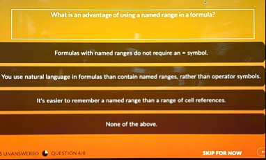 what is an advantage of using a named range in a formula formulas with ...
