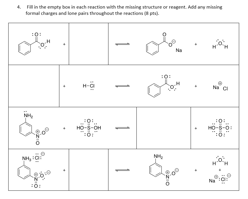 SOLVED: Text: Fill in the empty box in each reaction with the missing ...