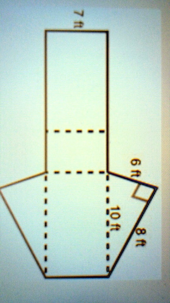 SOLVED: 'Use a net to find the surface area of the right triangular ...