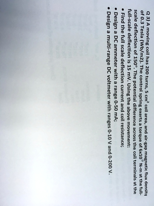 SOLVED: Design a DC ammeter with a range of 0-50 mA. Find the full ...