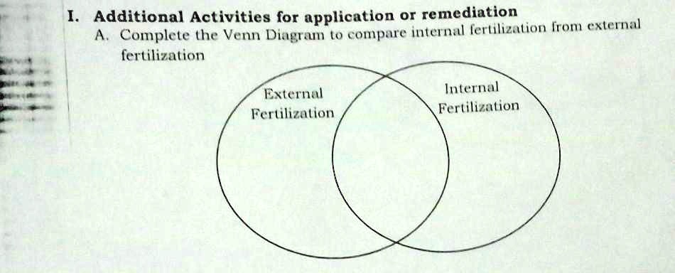 I. Additional Activities for application or remediation A. Complete the ...