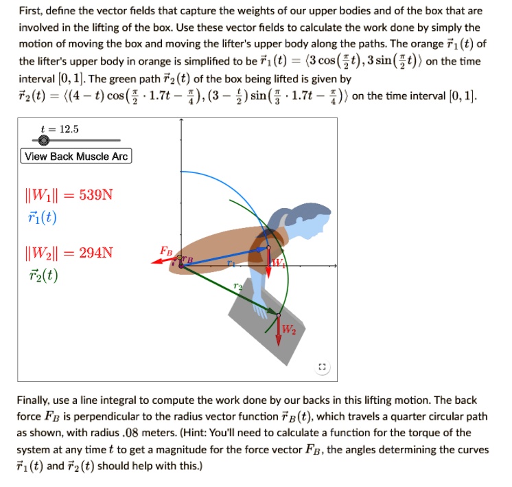 First, define the vector fields that capture the weights of our upper ...