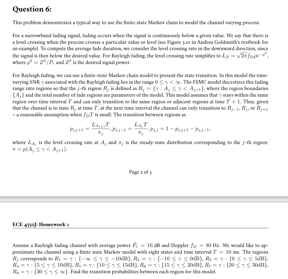 Question 6: This problem demonstrates a typical way to use the finite ...