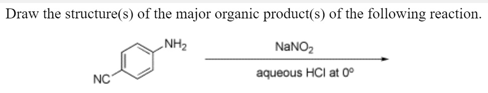 SOLVED: Draw the structure(s) of the major organic product(s) of the ...