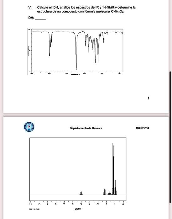 VIDEO solution: Calculate the HDI, analyze the IR and 'H-NMR spectra ...