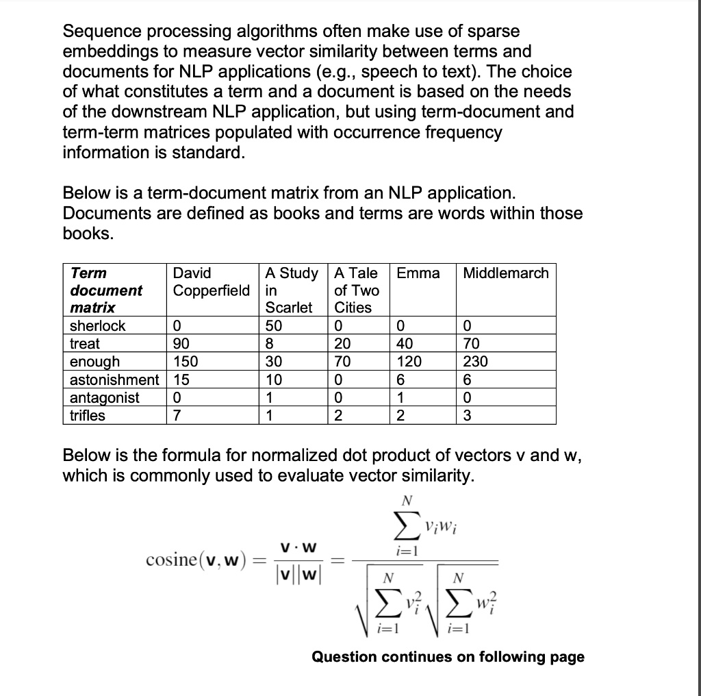 SOLVED: (Q1.d) Explain the concept of TF-IDF (Term Frequency-Inverse ...
