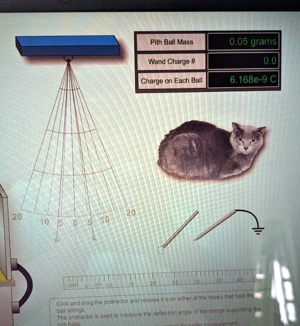 pith ball mass 005 grams 00 wand charge charge on each ball 61688 9 20 ...
