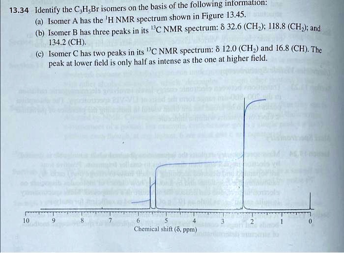 identify the c3h5br isomers on the basis of the following information ...