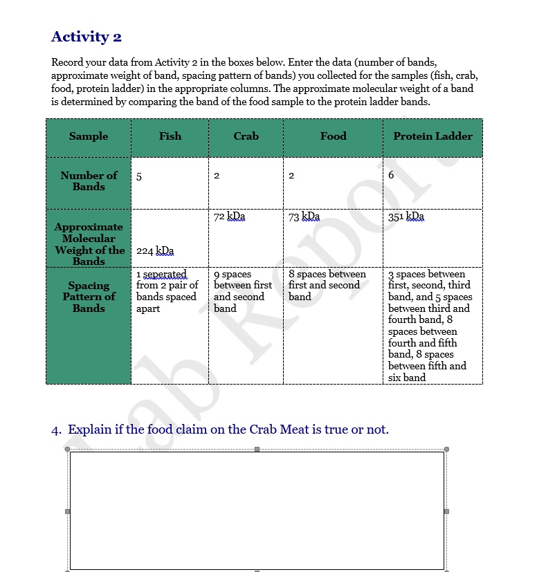SOLVED: How does the ladder assist with distinguishing between the fish ...