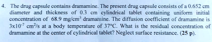 4 the drug capsule contains dramamine the present drug capsule consists ...