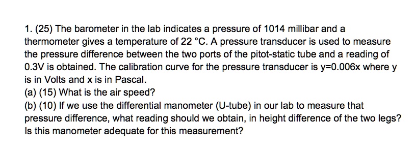 VIDEO solution: The barometer in the lab indicates a pressure of 1014 ...