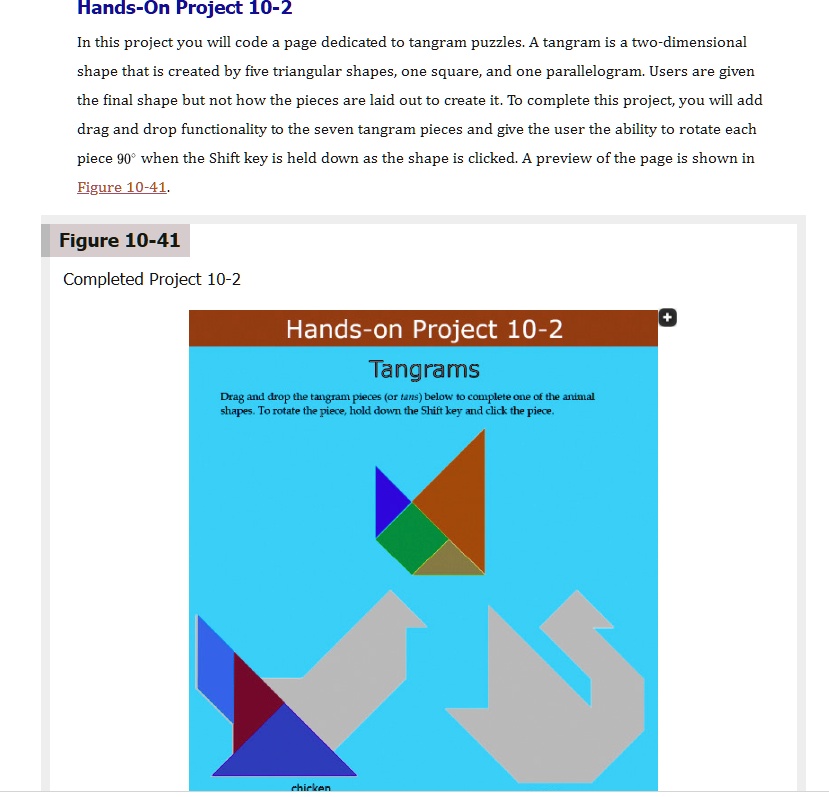 Hands-On Project 10-2 In this project you will code a page dedicated to ...